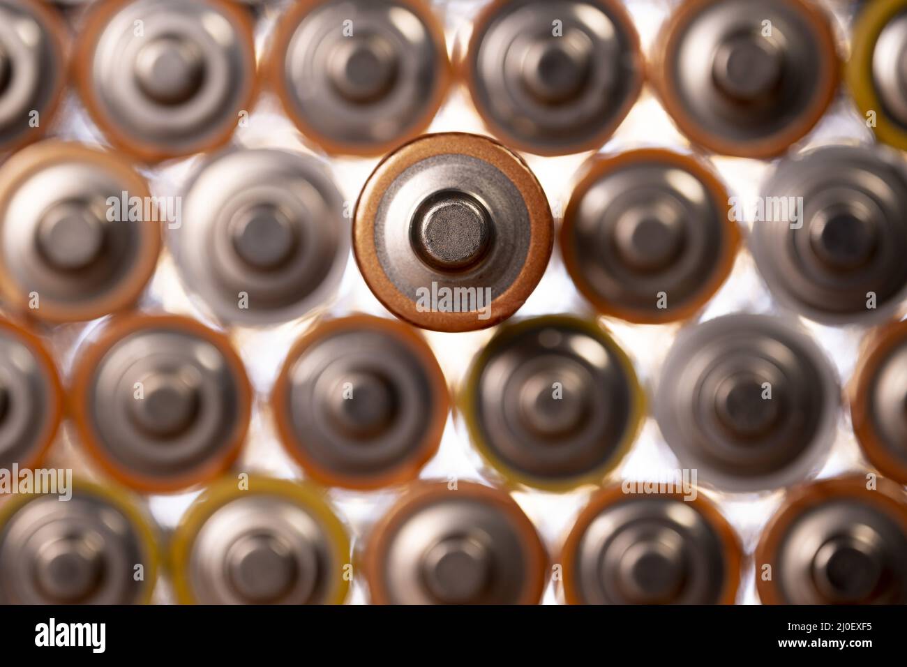 Multiple AA batteries Stock Photo - Alamy