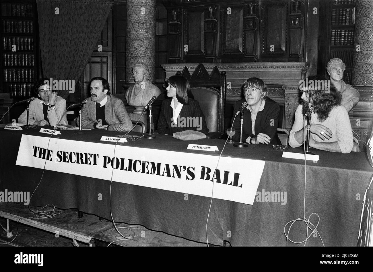 The launch of the release of the recording of "The Secret Policeman's ...