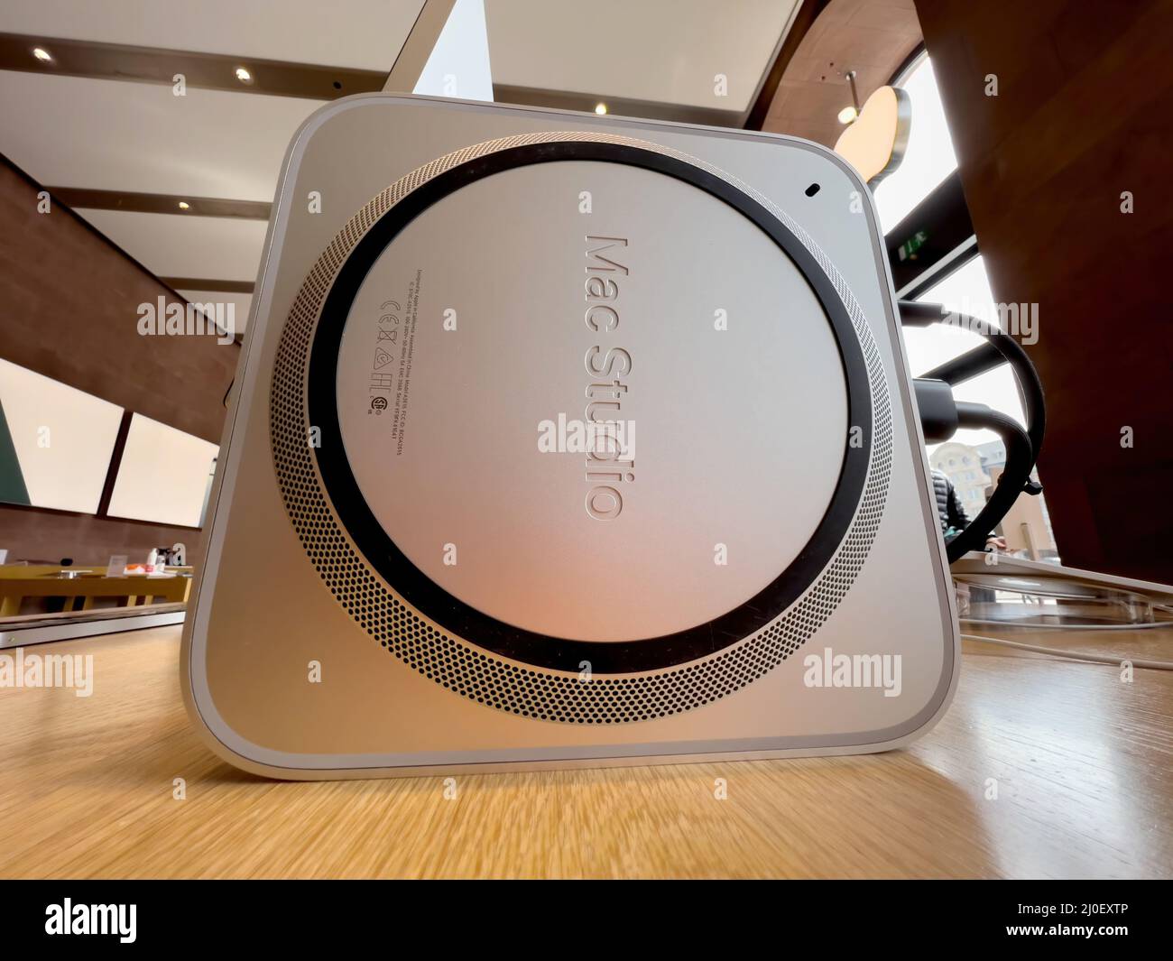 Paris, France - Mar 18, 2022: Hero object Close-up bottom of new ...