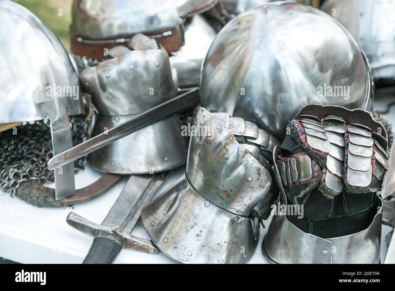 Ancient metal armor hi-res stock photography and images - Alamy
