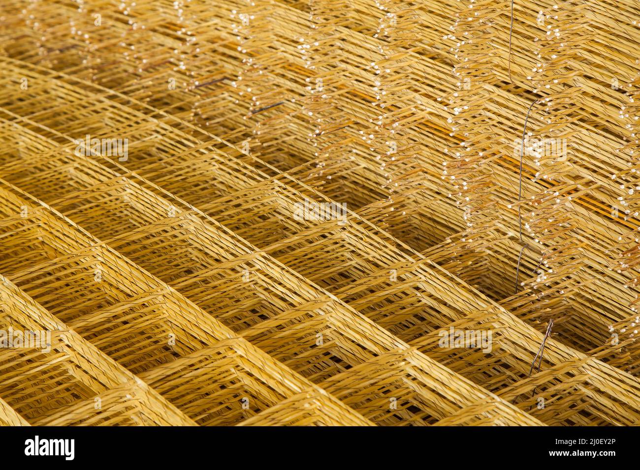 Composite Rebars. Reinforcing cage. Fiberglass reinforcement Stock ...