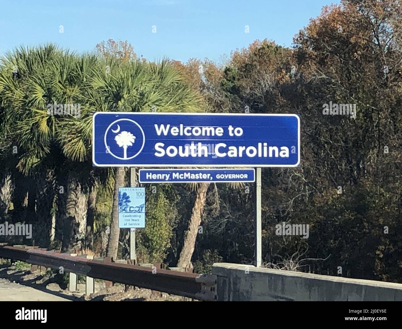Welcome to South Carolina sign Stock Photo - Alamy
