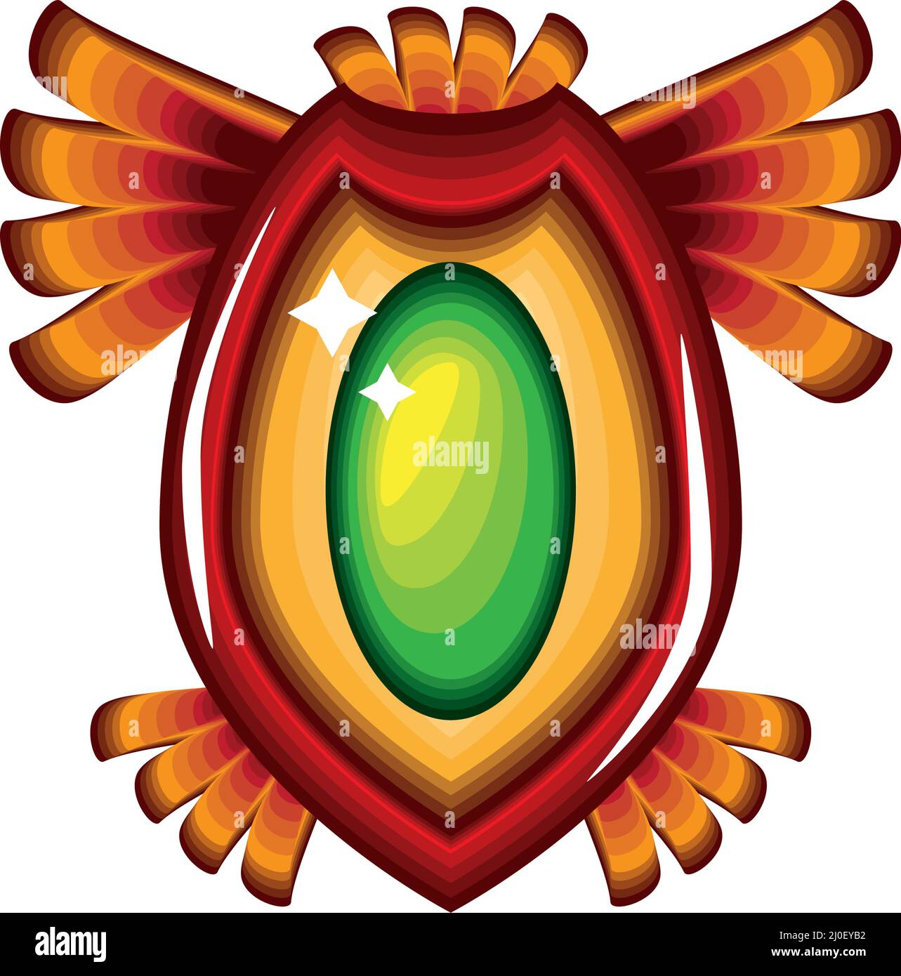 fantasy shield emblem Stock Vector Image & Art - Alamy
