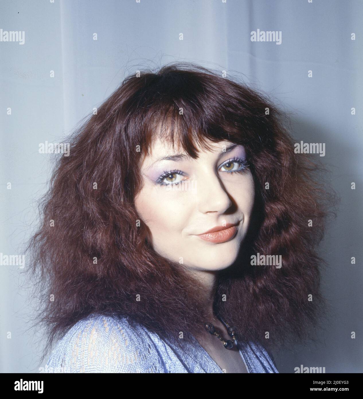 English singer songwriter Kate Bush at the British Rock and Pop Awards ...