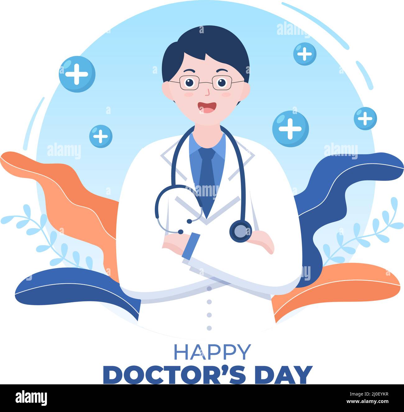World Doctors Day Vector Illustration for Greeting Card, Poster or ...