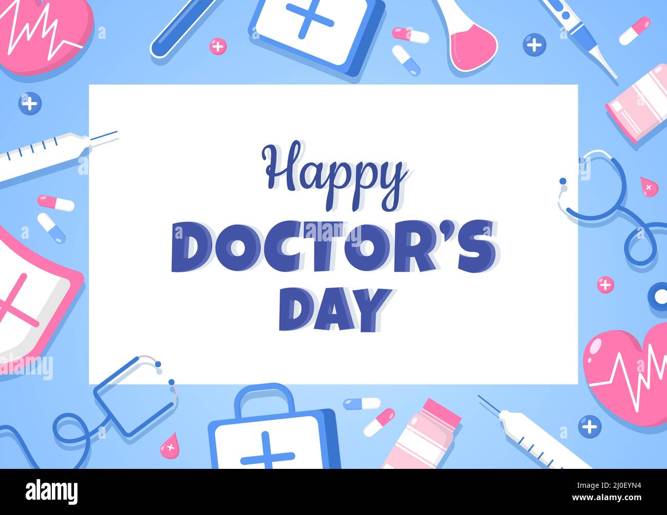 World Doctors Day Vector Illustration for Greeting Card, Poster or ...