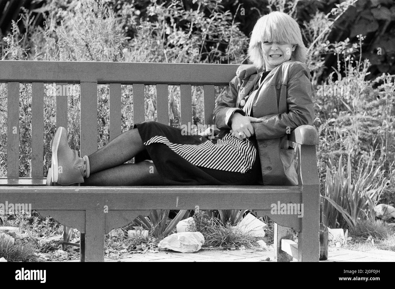 Punk actress and singer Toyah Willcox in Covent Garden, London, 22nd ...