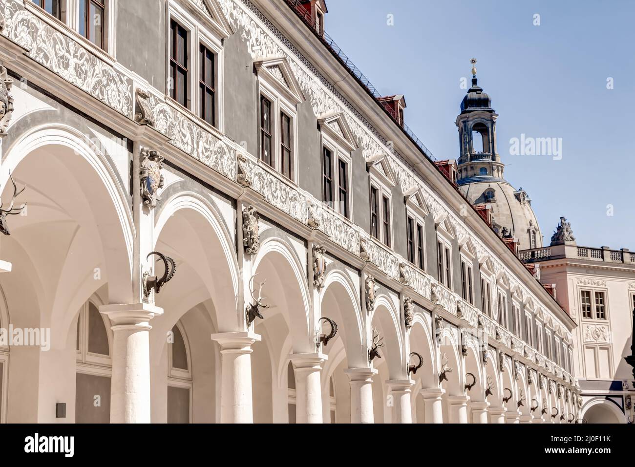 Stallhof in Dresden is part of the palace complex Stock Photo - Alamy