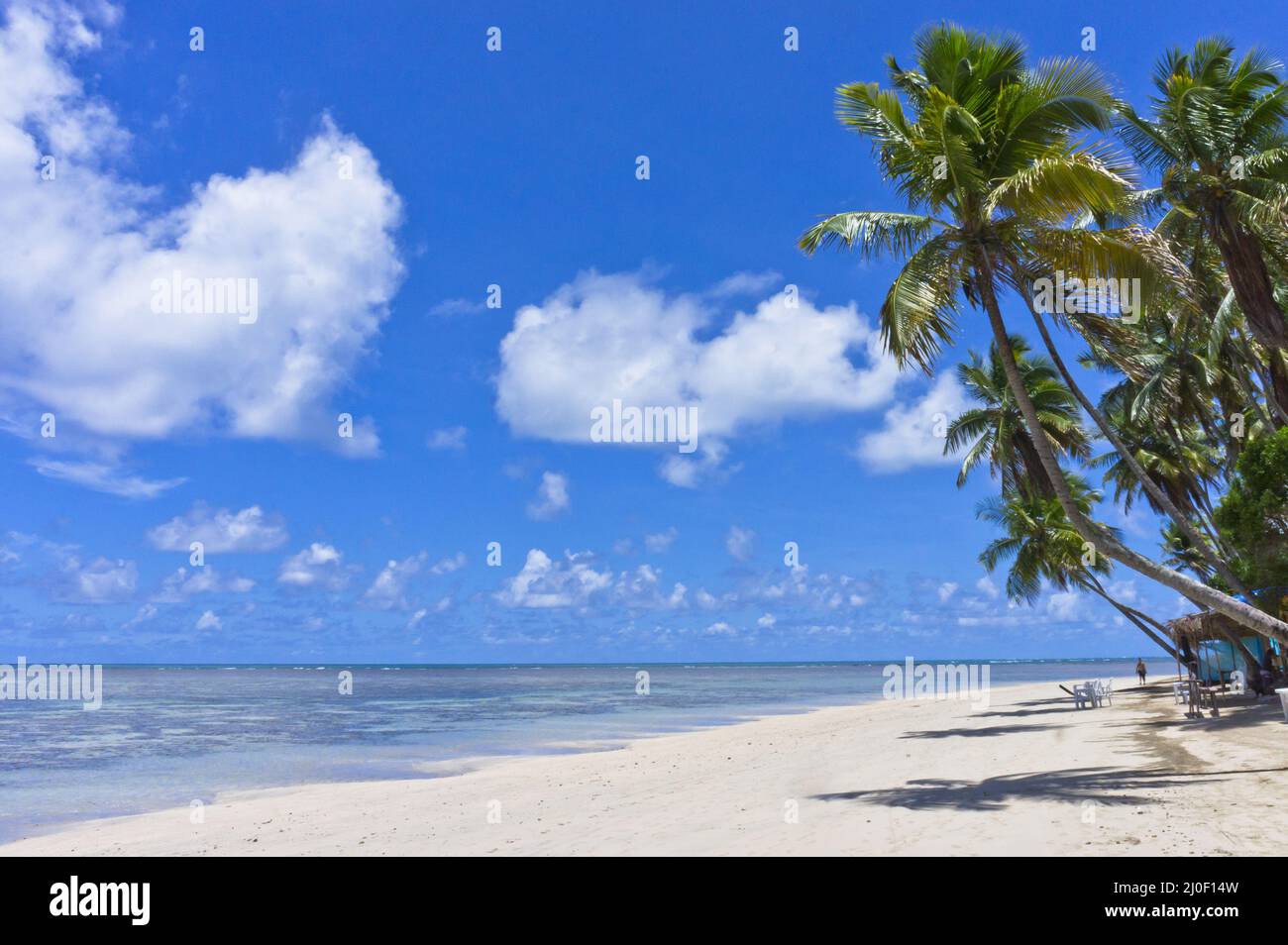 Tropical Beach, Morro de Sao Paulo,Island Boipeba, Brazil Stock Photo ...