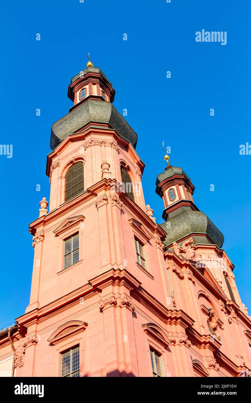 The St. Peter Catholic Church in Mainz Stock Photo - Alamy