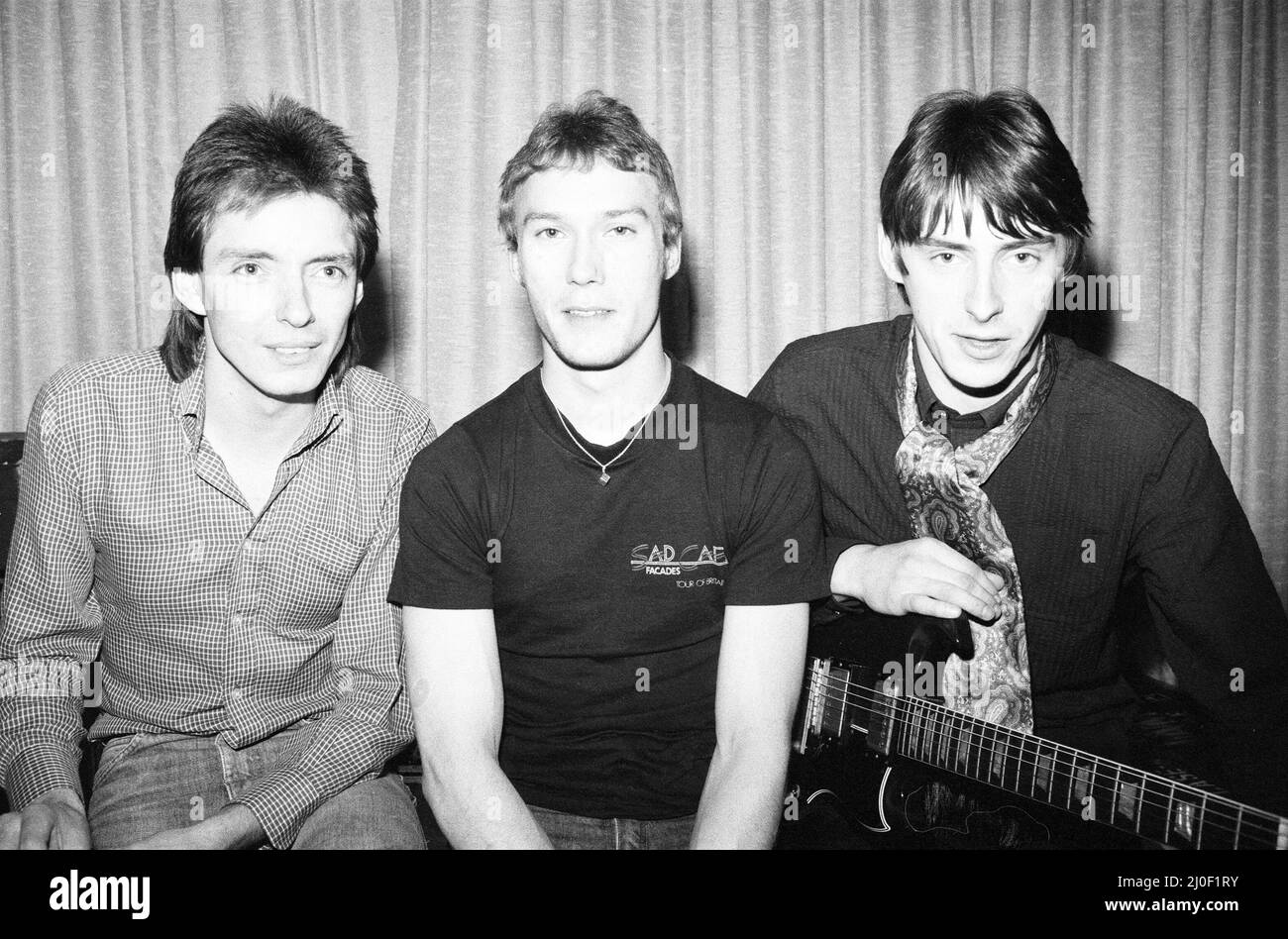 The Jam, Music Group, 22nd April 1980.Band members. Bruce Foxton, Rick ...