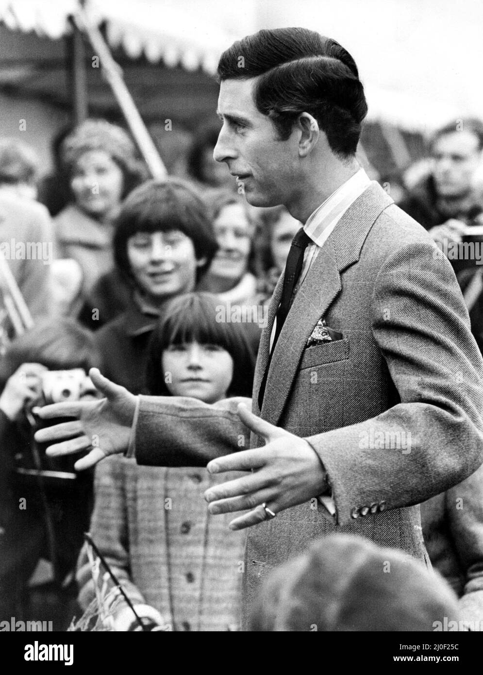 Prince Charles, The Prince of Wales during his visit to the North East ...