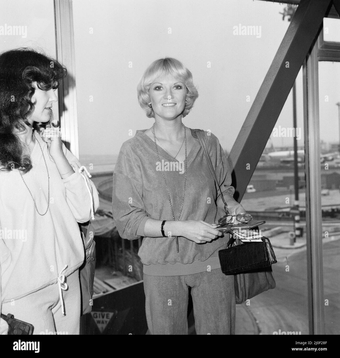 Lyn Paul, Singer, pictured at London Heathrow Airport, 30th September ...
