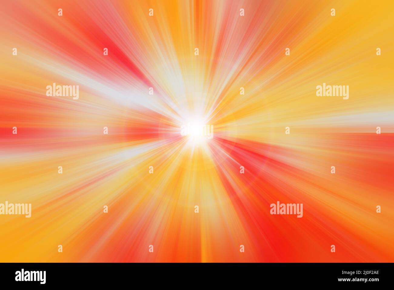 Dynamic lines of light. Light from central point. Bright flash of light ...