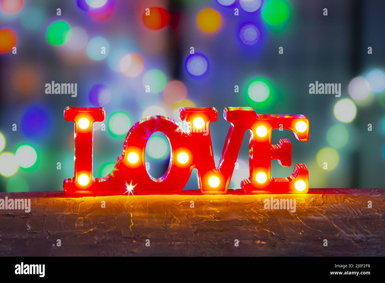 LOVE sign Bedroom Decor with Lights LED Marquee Letters on red with ...