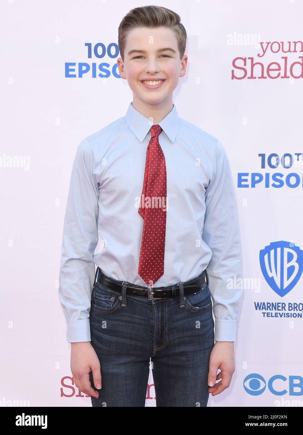 Iain Armitage arrives at the Premiere Of Warner Bros. 100th Episode Of ...