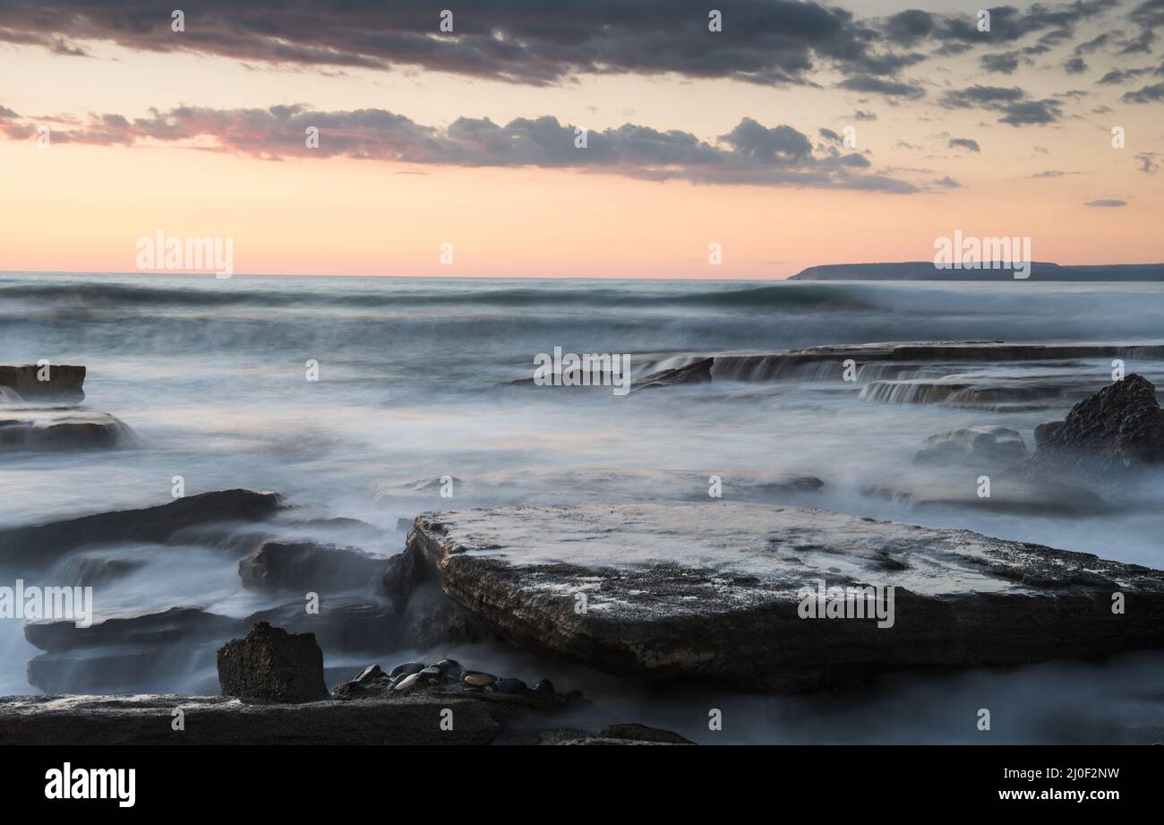 Rocky coast cyprus sunset hi-res stock photography and images - Alamy