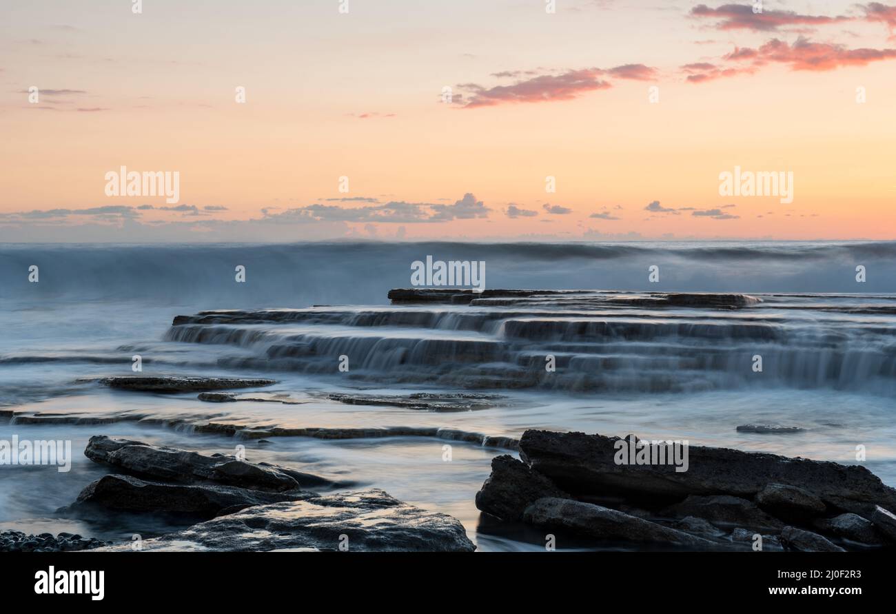Rocky coast cyprus sunset hi-res stock photography and images - Alamy