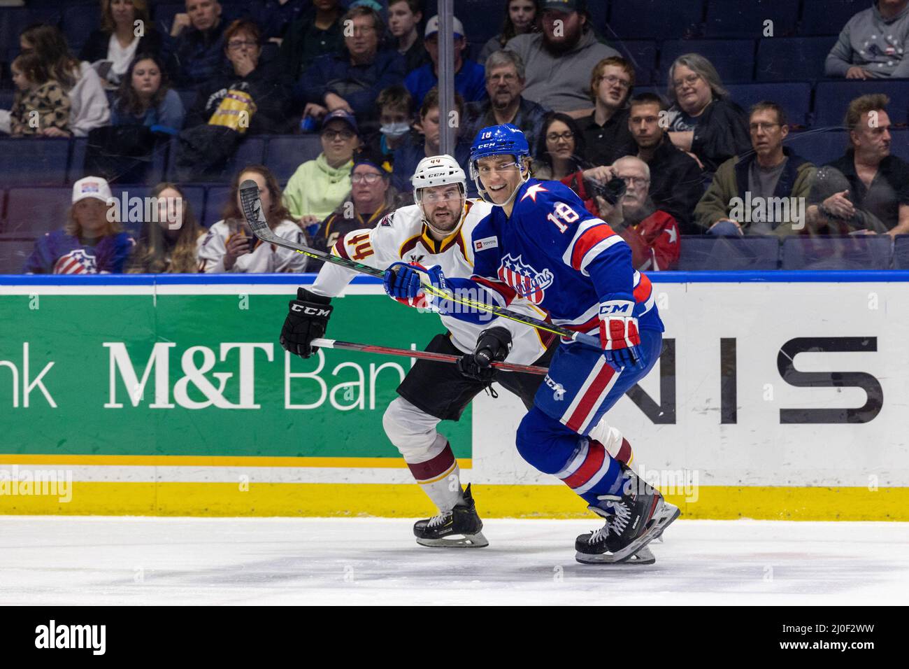 Rochester, USA. 18th Mar, 2022. March 18, 2022: Rochester Americans ...