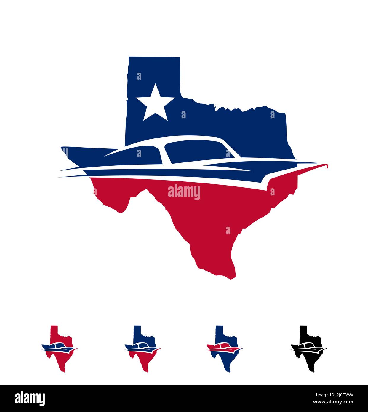 A Vector Illustration set of Texas Car Vector Sign Stock Vector Image ...