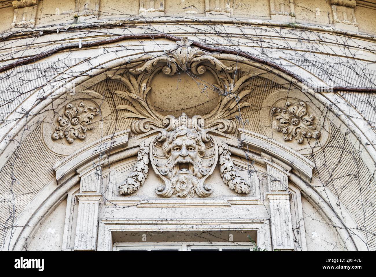 Baroque style architecture detail, Budapest Stock Photo - Alamy