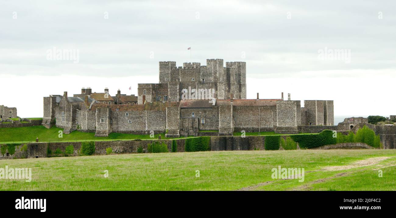 Famous Dover Castle, at Kent area in UK Stock Photo - Alamy