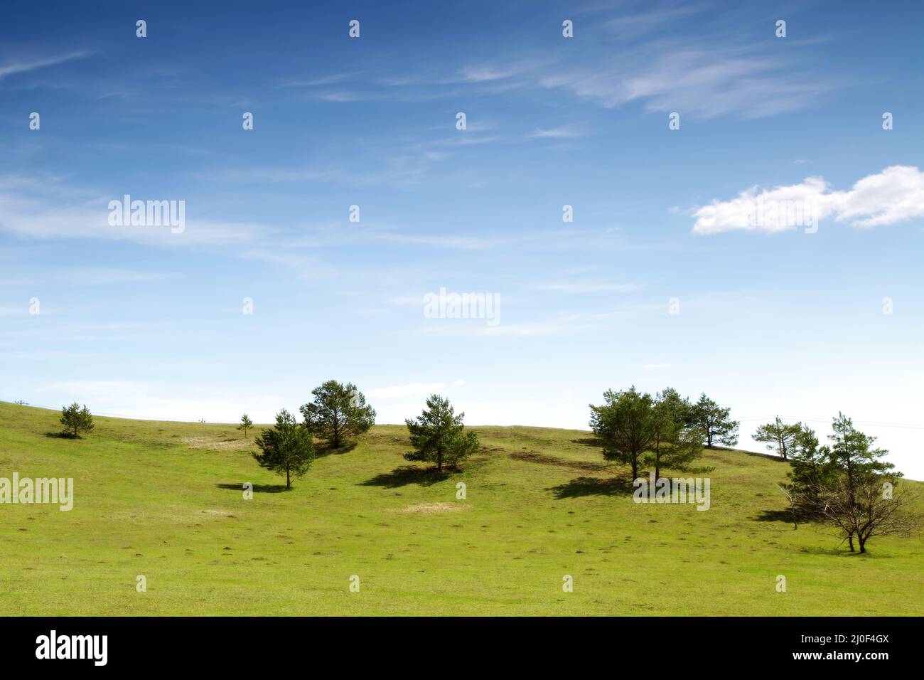 Blue sky and hills hi-res stock photography and images - Alamy
