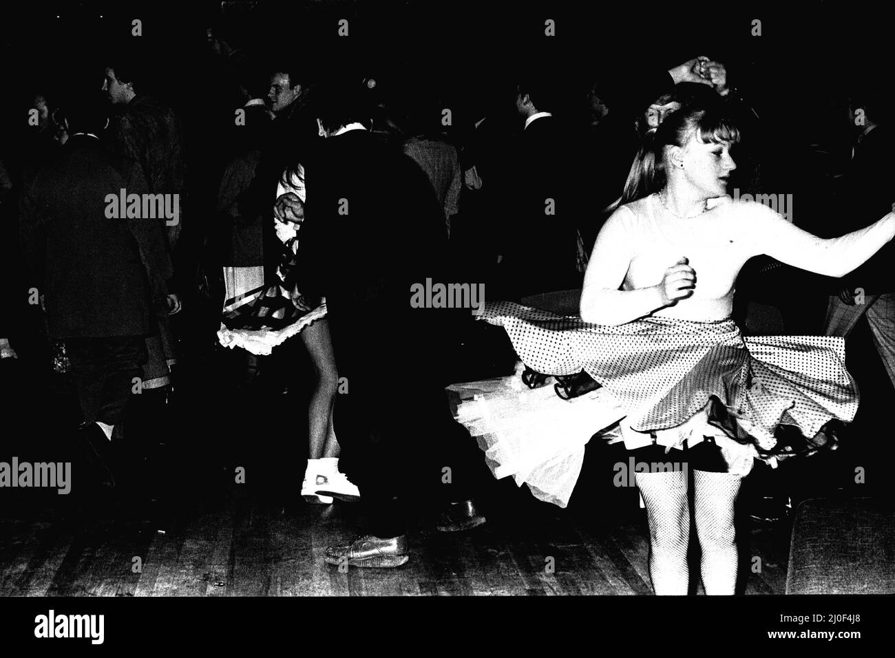 Rock and Roll dancers jiving on the dance floor at a Jerry Lee Lewis ...