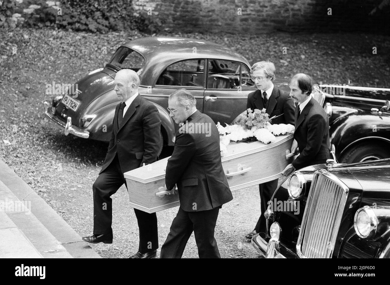 The funeral of Yorkshire Ripper victim Barbara Leach held at Kettering ...