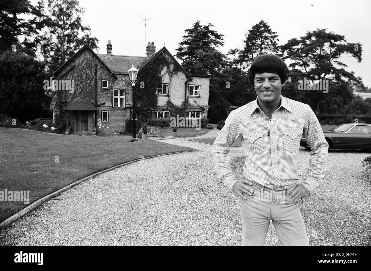BBC DJ Tony Blackburn at his home in Cookham Dean, Berkshire, following ...