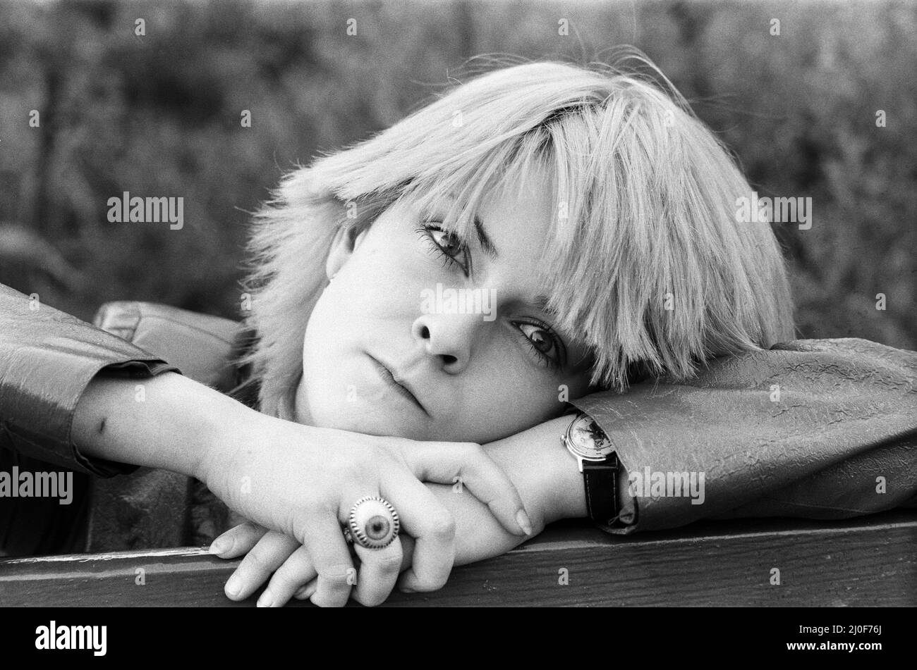 Punk actress and singer Toyah Willcox in Covent Garden, London, 22nd ...