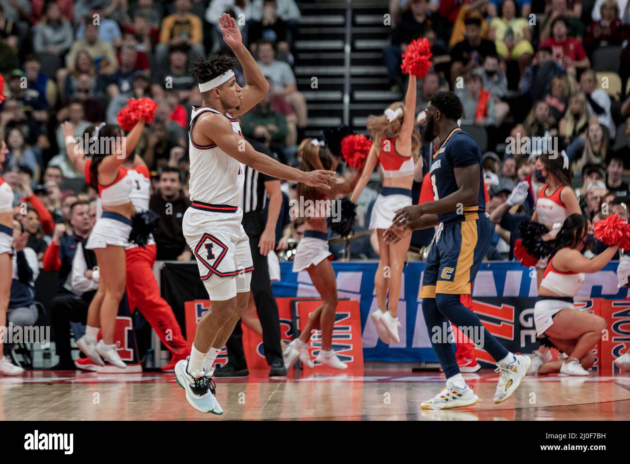 Pittsburgh, Pennsylvania, USA. 18th Mar, 2022. Illinois Fighting Illini ...