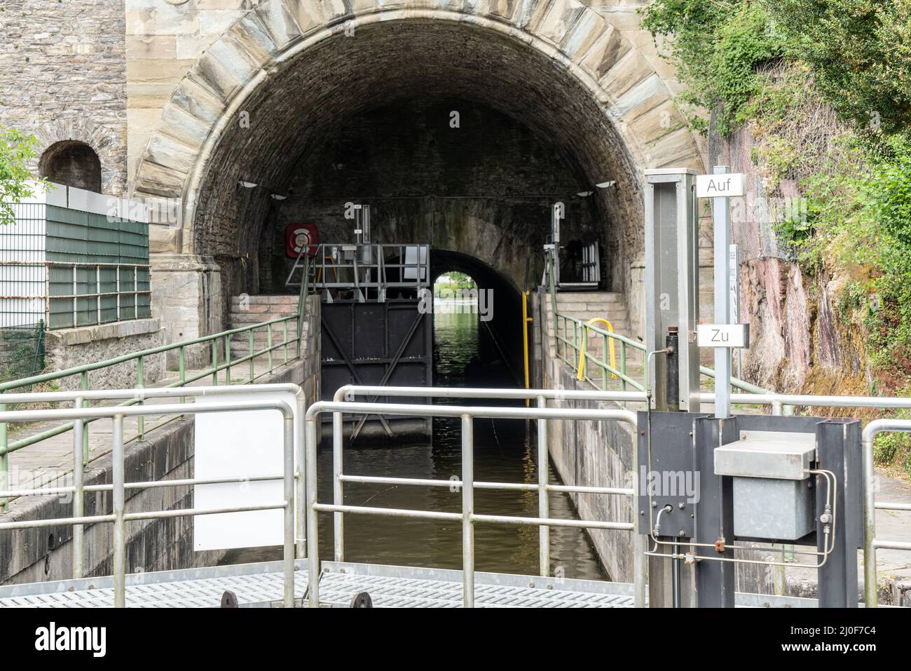 Ship tunnel in Weilburg an der Lahn Stock Photo - Alamy