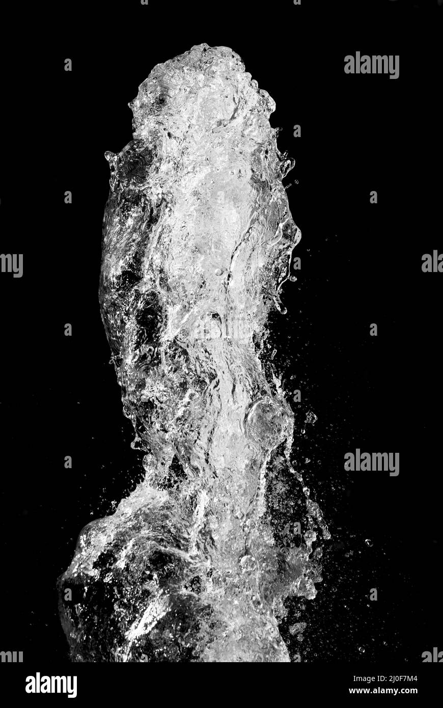 Water splash over black background Stock Photo - Alamy