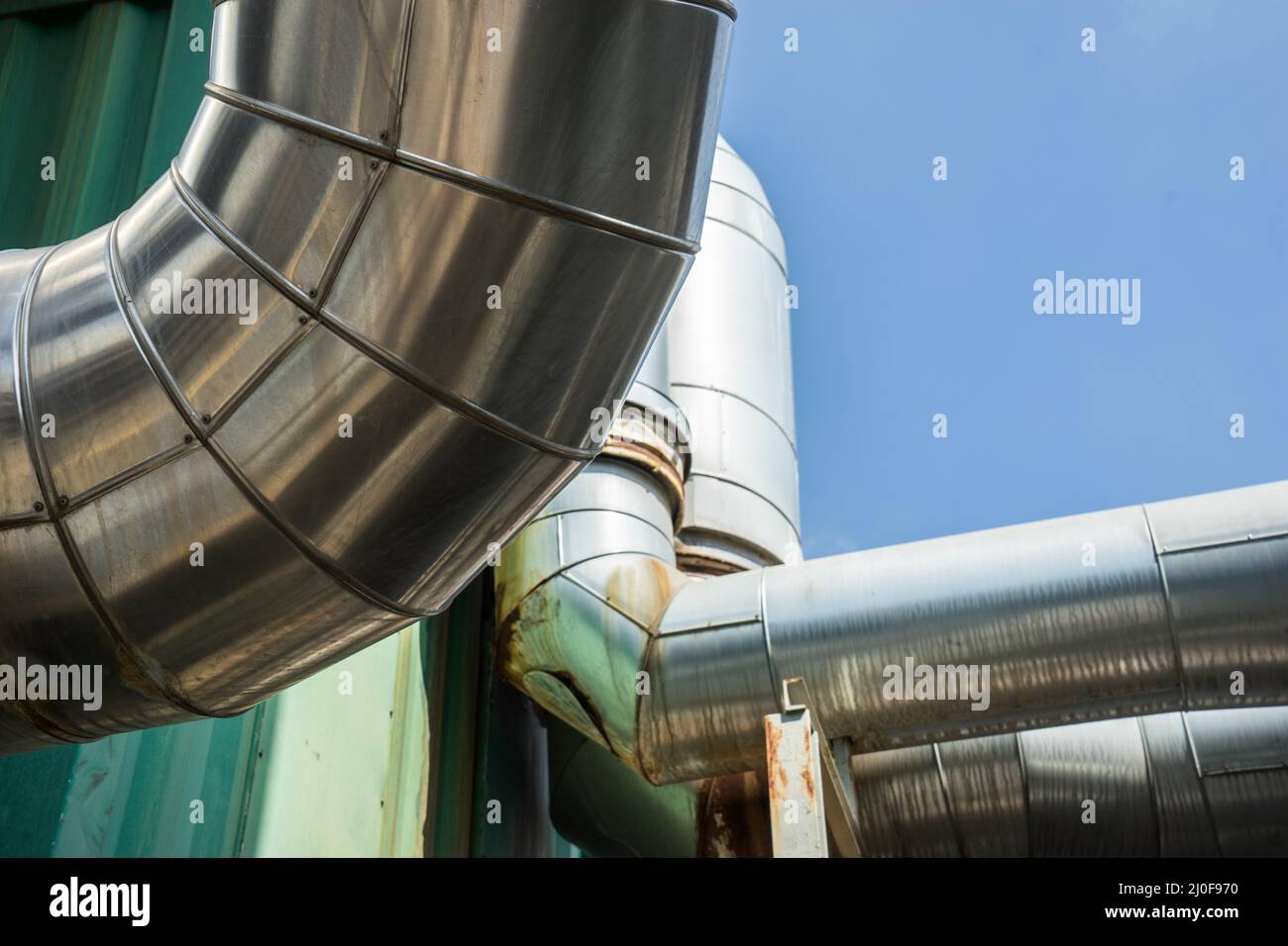 Building of a biomass power plant Stock Photo - Alamy
