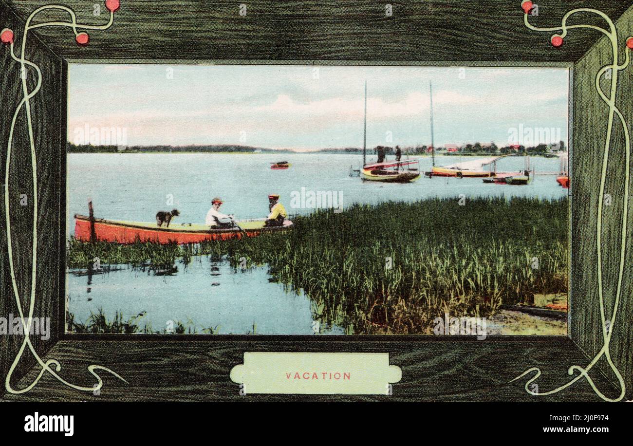 Early 1900s row boat hi-res stock photography and images - Alamy