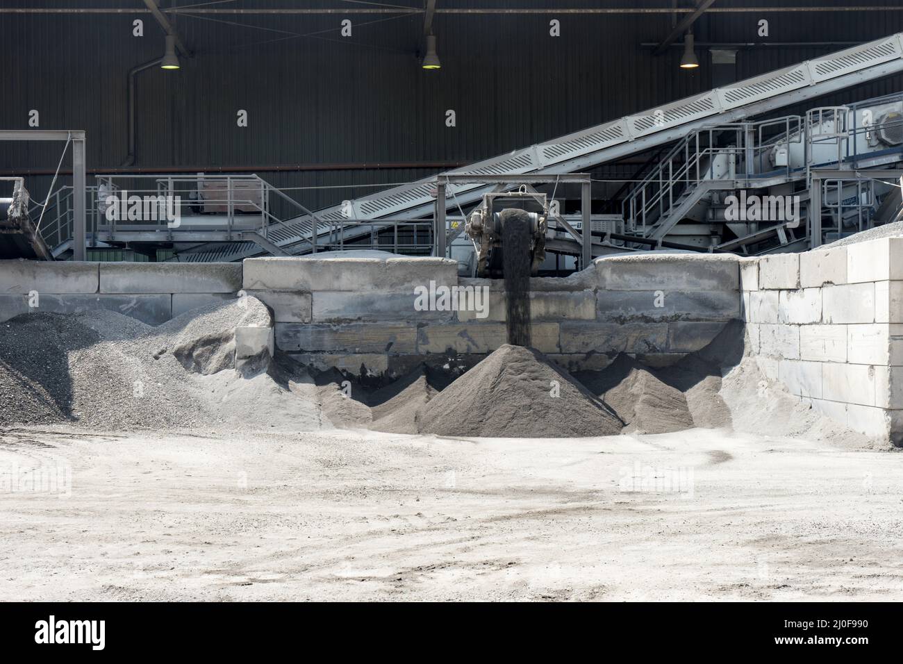 Slag from a biomass power plant Stock Photo - Alamy
