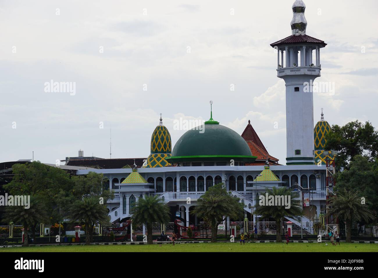 The beautiful Masjid Agung Blitar. The mosque was built in 1820 Stock ...
