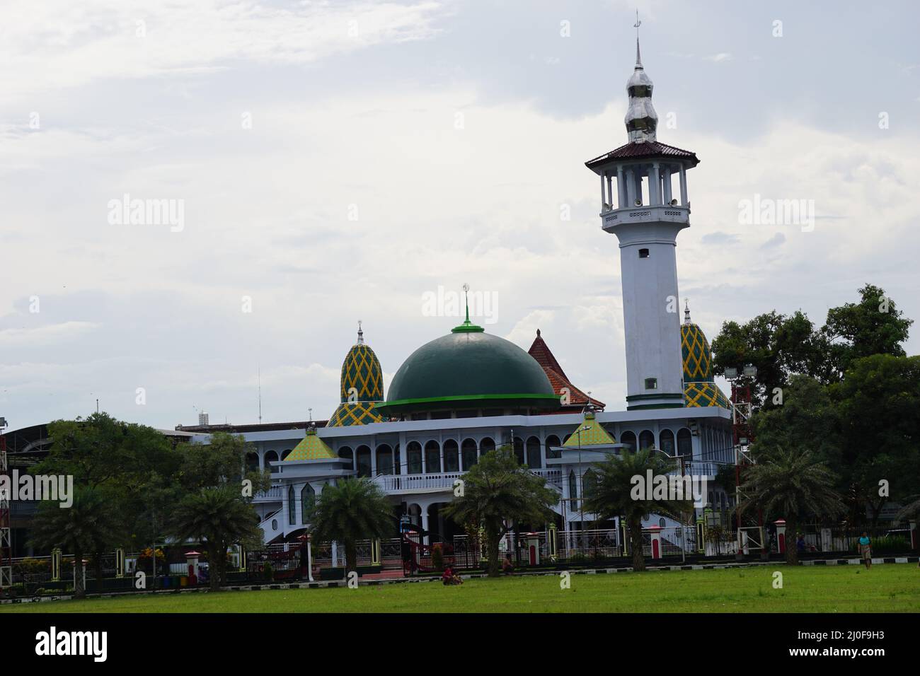 The beautiful Masjid Agung Blitar. The mosque was built in 1820 Stock ...