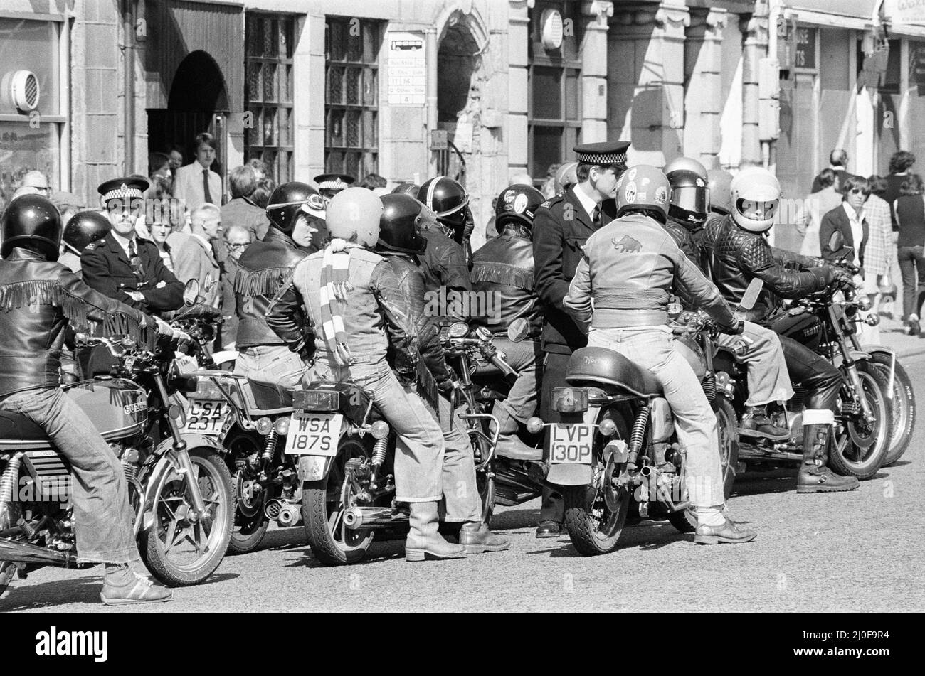 Mods & Rockers, May Day Bank Holiday, Scotland, Monday 5th May 1980 ...