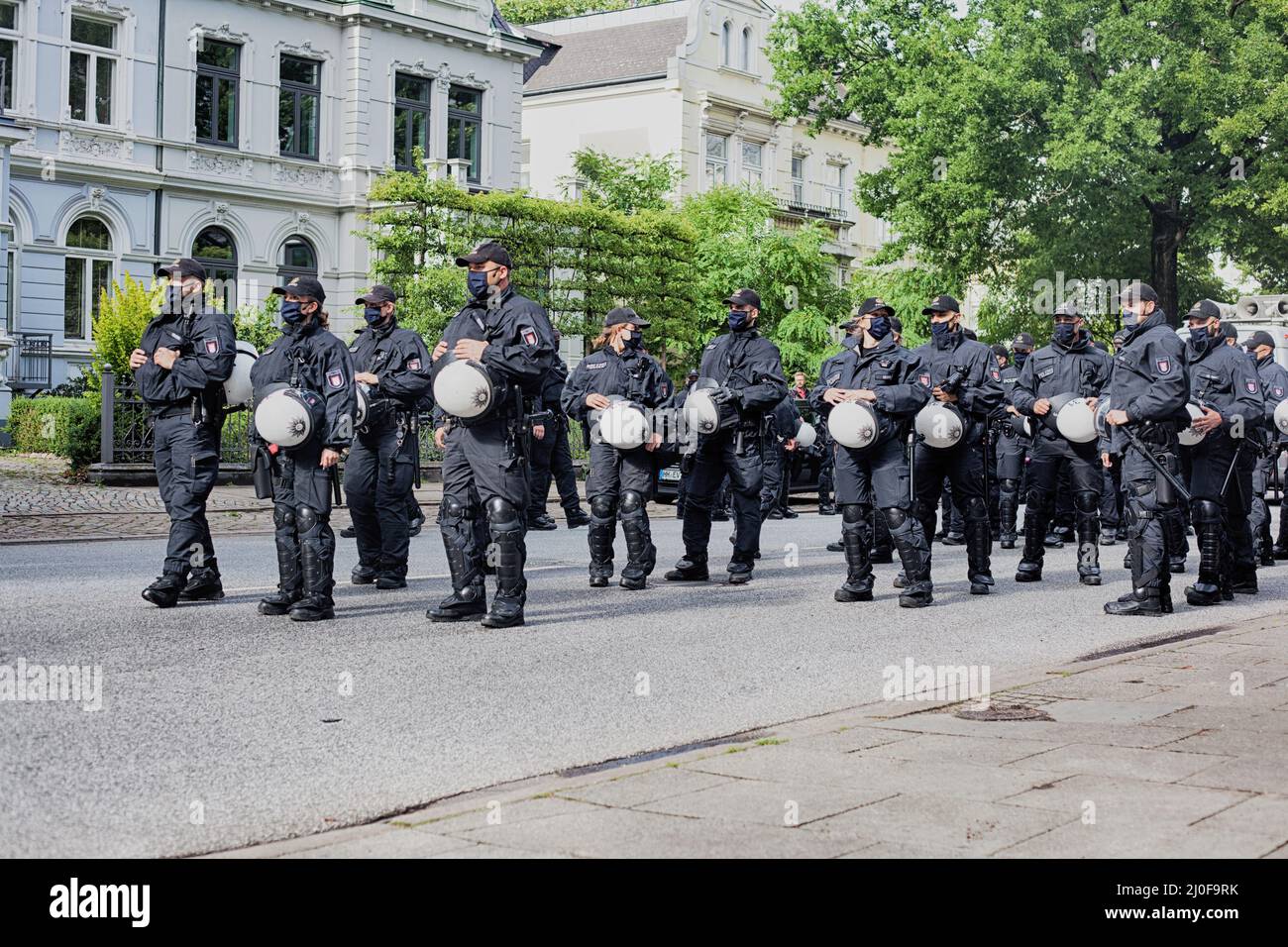Police platoon hi-res stock photography and images - Alamy