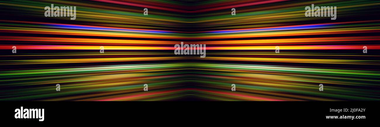 Colourful light beams banner Stock Photo - Alamy