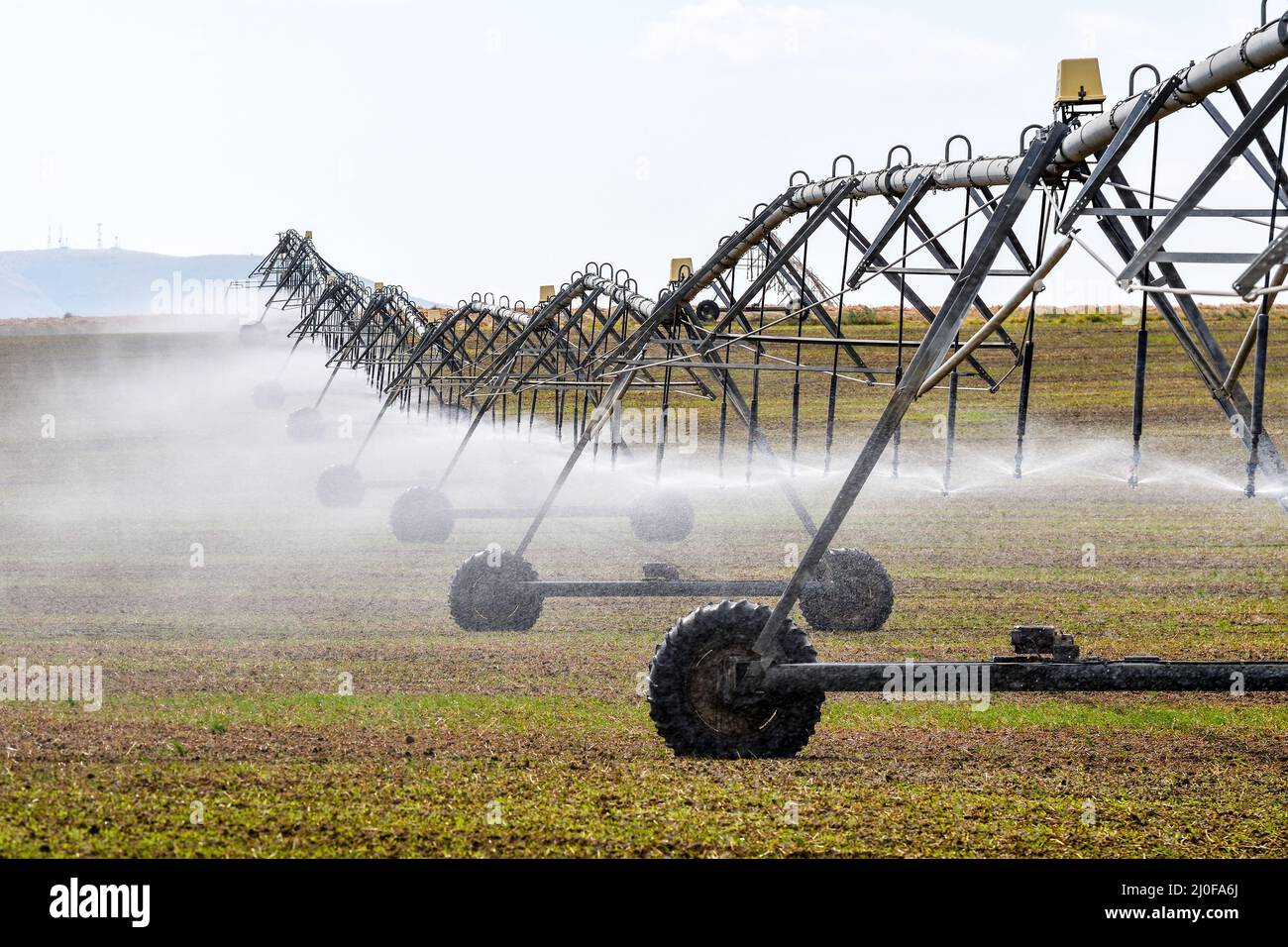 Center pivot irrigation system Stock Photo - Alamy