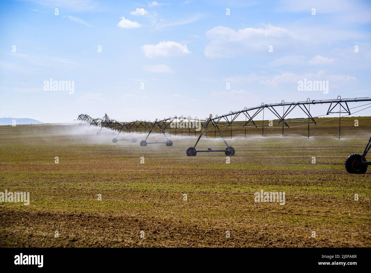 Center pivot irrigation system Stock Photo - Alamy