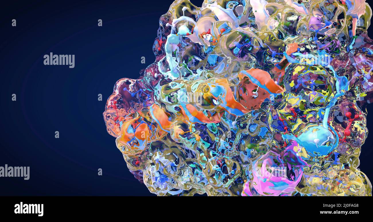 Biological organic protein structure hi-res stock photography and ...