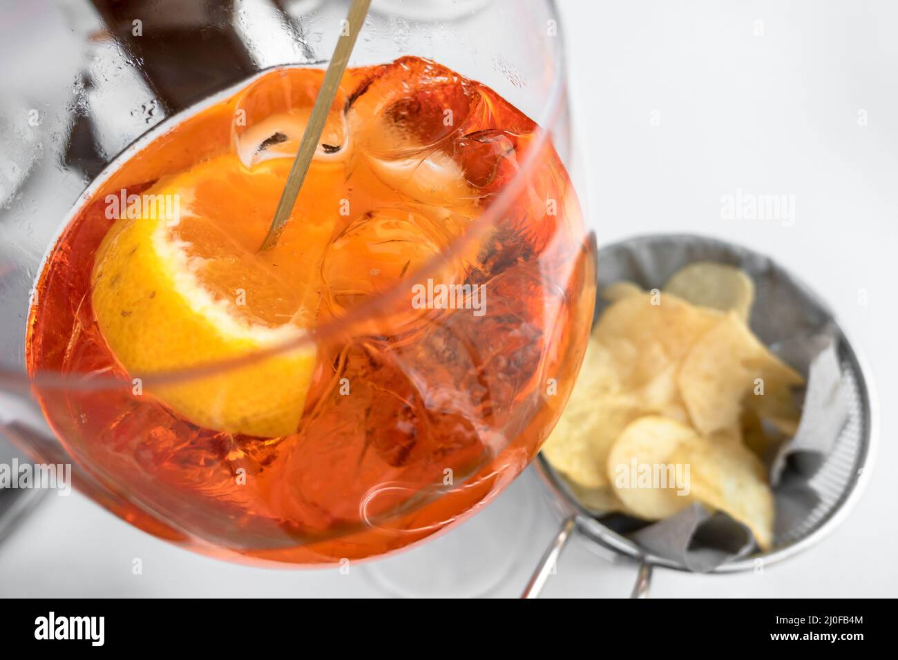 Spritz aperitif aperol cocktail glasses hi-res stock photography and ...