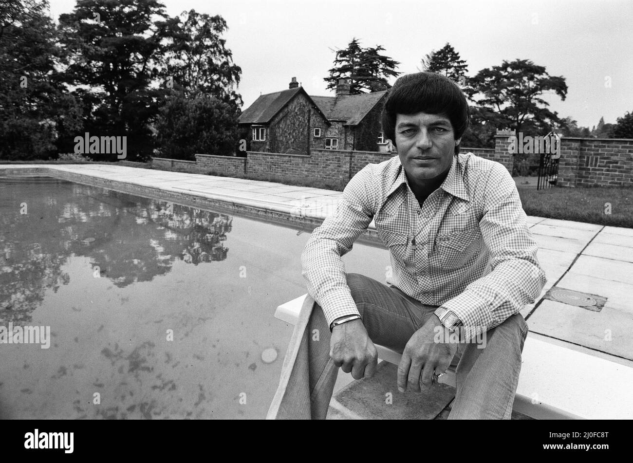 BBC DJ Tony Blackburn at his home in Cookham Dean, Berkshire, following ...