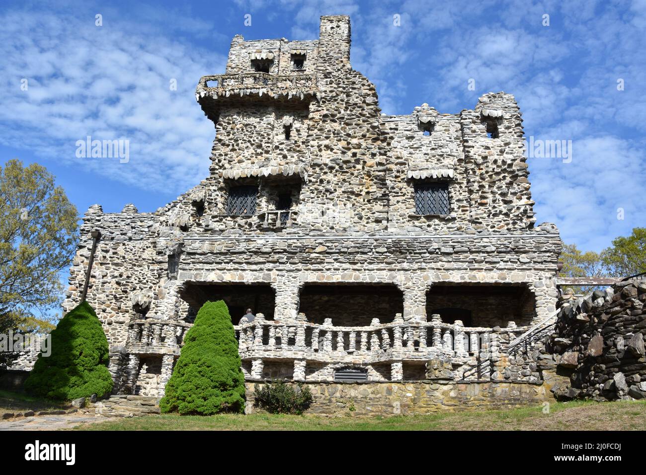Gillette Castle State Park in East Haddam, Connecticut Stock Photo - Alamy