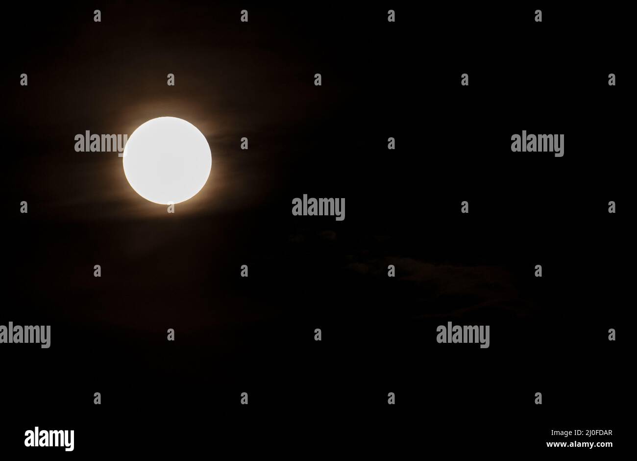 Super bright full moon Stock Photo - Alamy