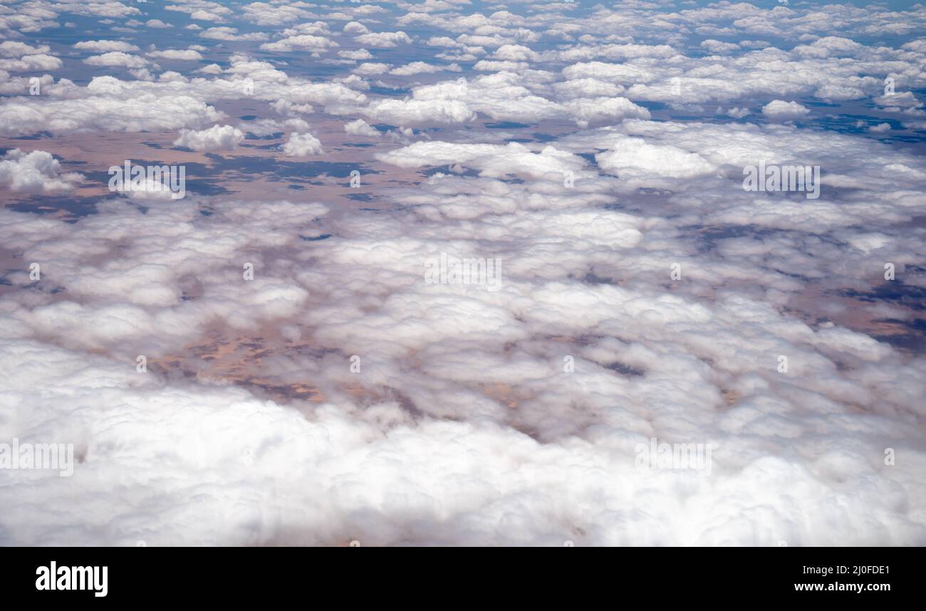 White cumulus cloud formation Stock Photo - Alamy